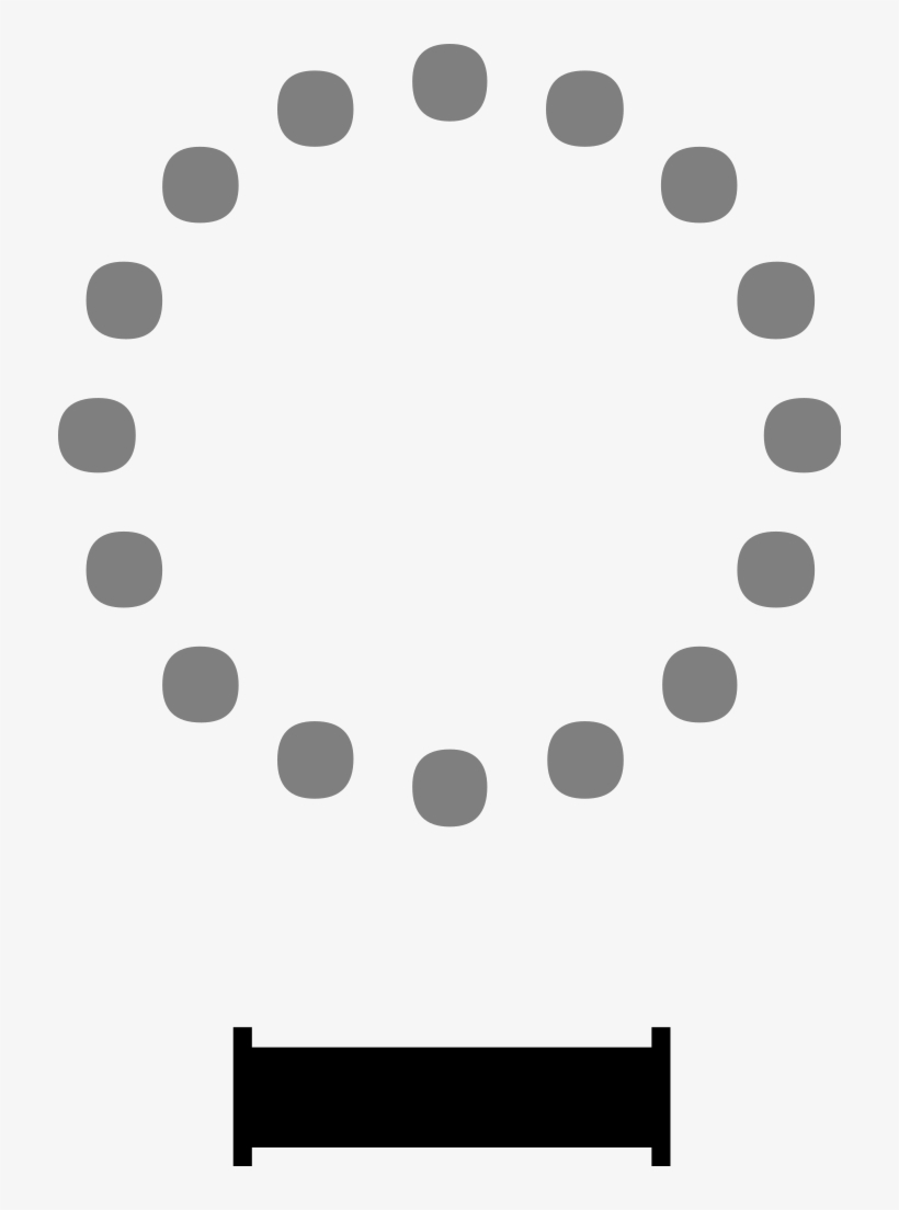 Minus Sign Below - Dotted Circle Outline - Free Transparent PNG ...