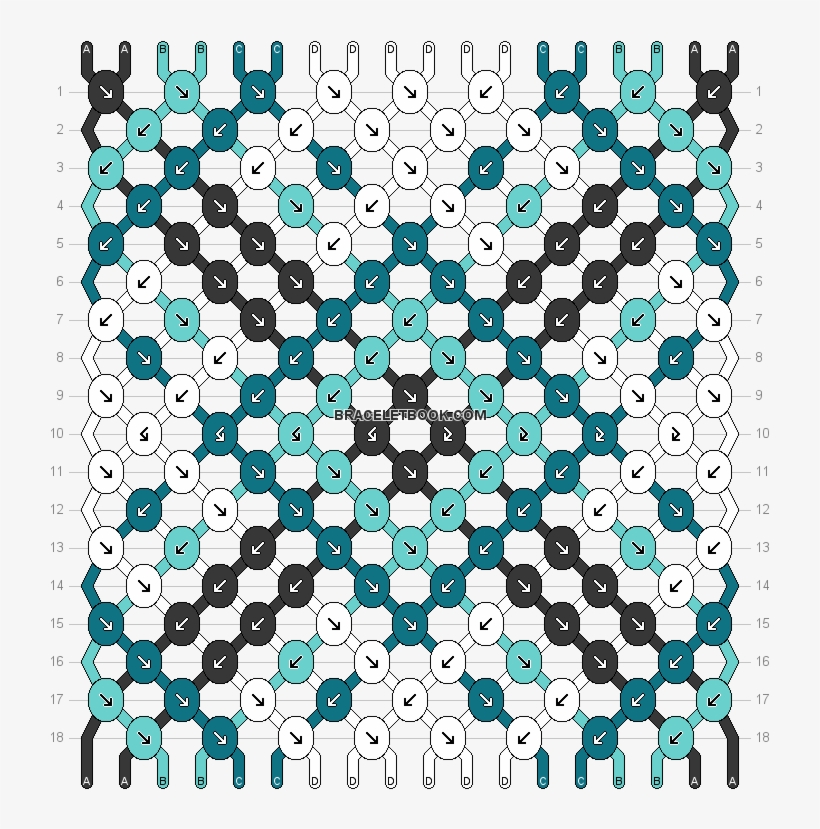 Normal Pattern - Friendship Bracelet Patterns 10 Strings - Free ...