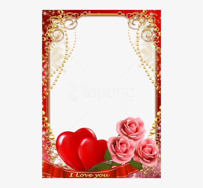 Free Png Red Hearts Transparent Frame Background Best - Mensagens Do ...