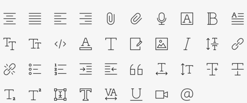 Text Edit Icons - Free Transparent PNG Download - PNGkey
