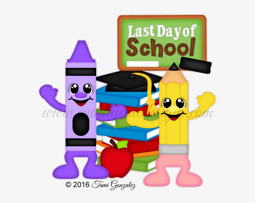 Last Day Of School Clipart - Cuddly Cute Designs School - Free ...