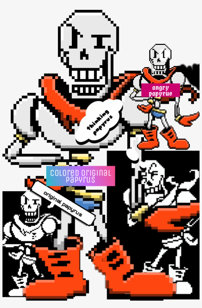 Report Abuse - Undertale 8 Bit Papyrus - Free Transparent PNG Download ...