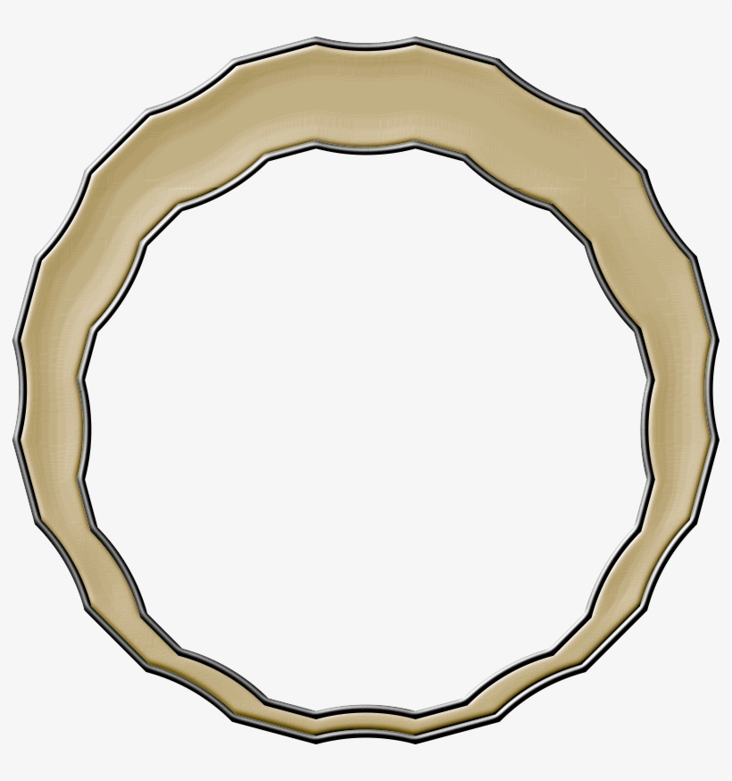 This Png File Is About Frame , Mirror , Wall - Circle - Free ...