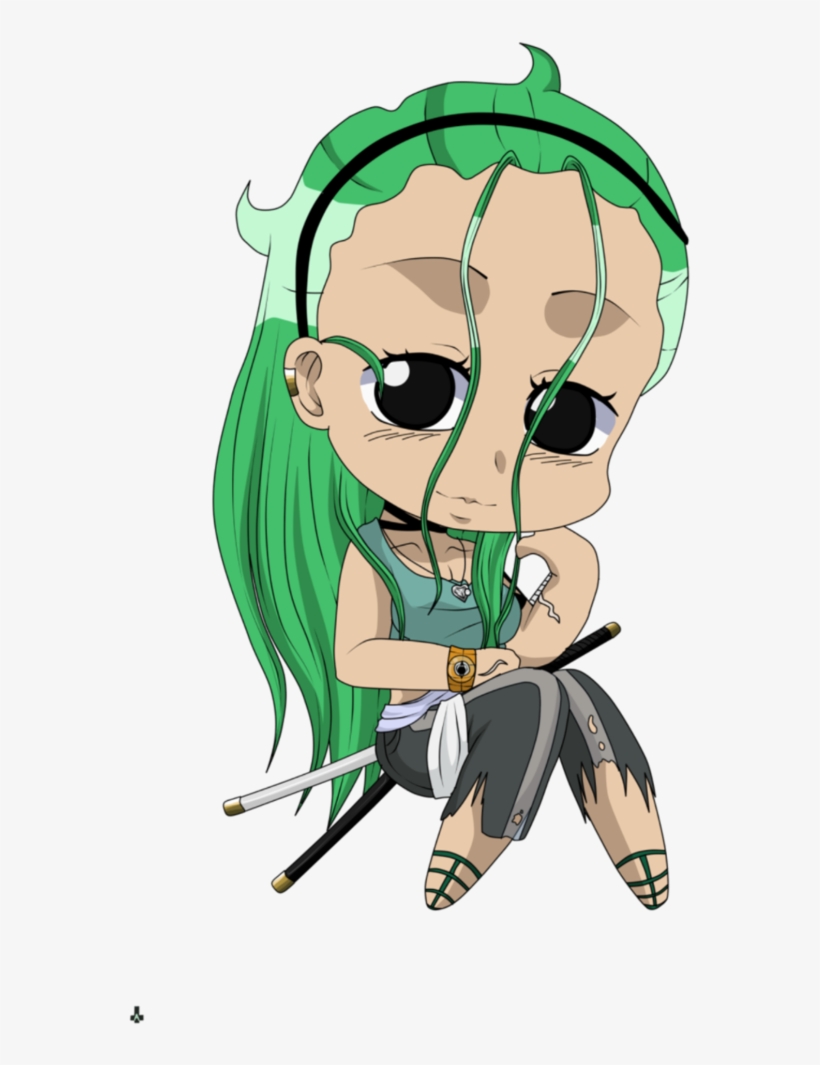 Chibi Zoro One Piece Photo - Cartoon - Free Transparent PNG Download ...