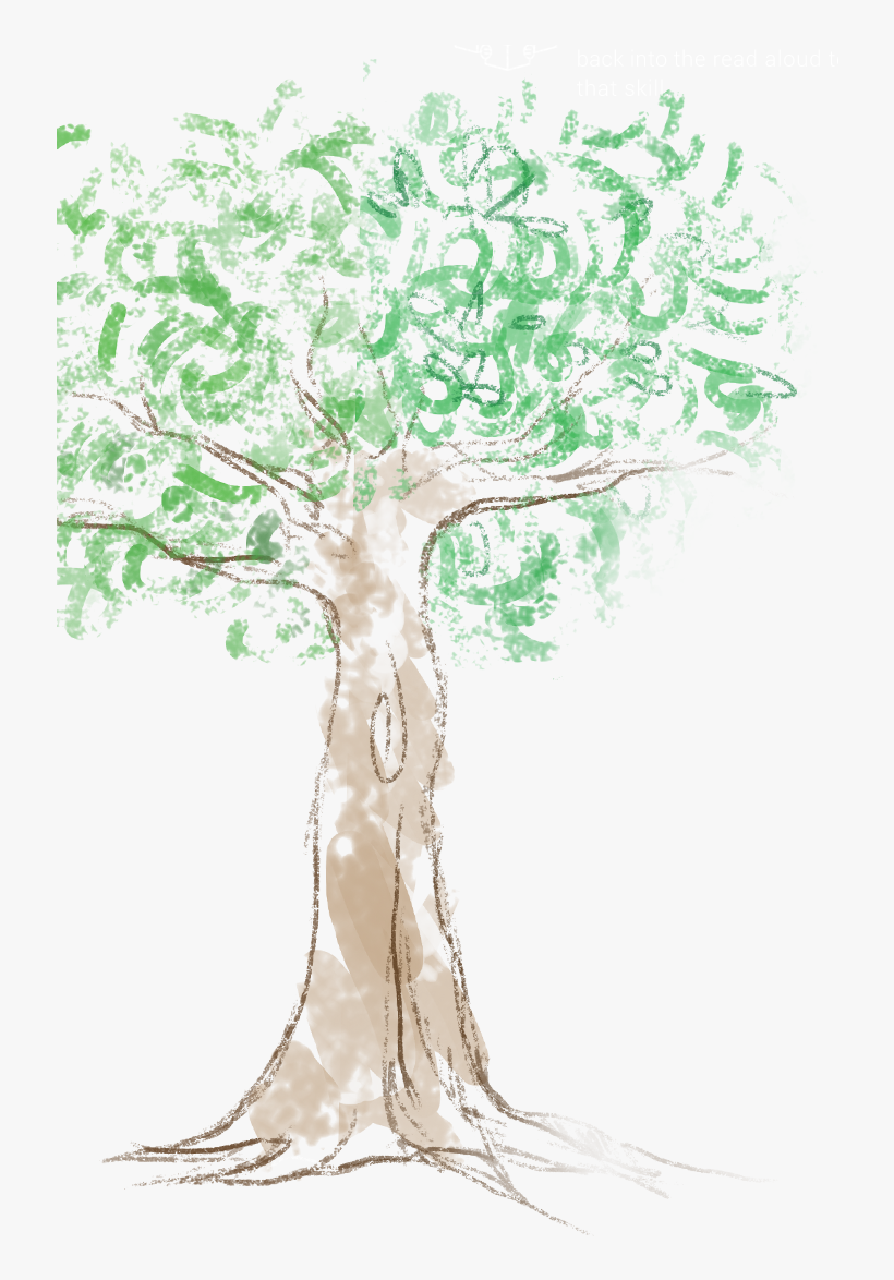 Chalk Drawn Tree - Illustration - Free Transparent PNG Download - PNGkey