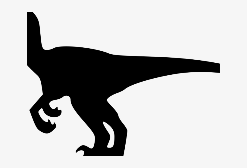 Velociraptor Clipart Dinosaur Silhouette - Lesothosaurus - Free ...