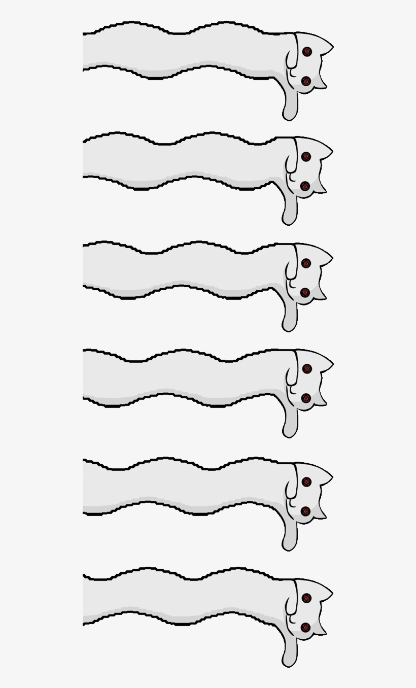 As This Is A Flying Cat I Thought Of Taking Reference - Longcat Sprite ...