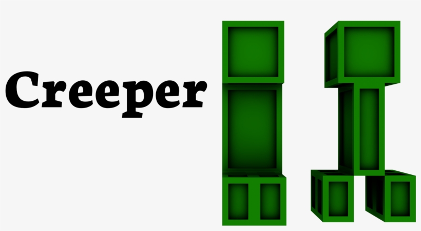 Try To Model A Creeper Based On Its Model Code - Free Transparent PNG ...