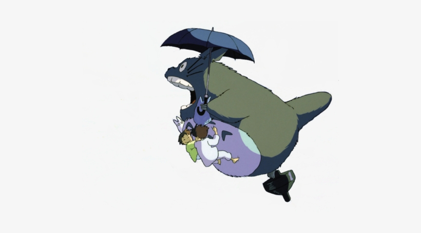 Flying Totoro - My Neighbor Totoro Png - Free Transparent PNG Download ...