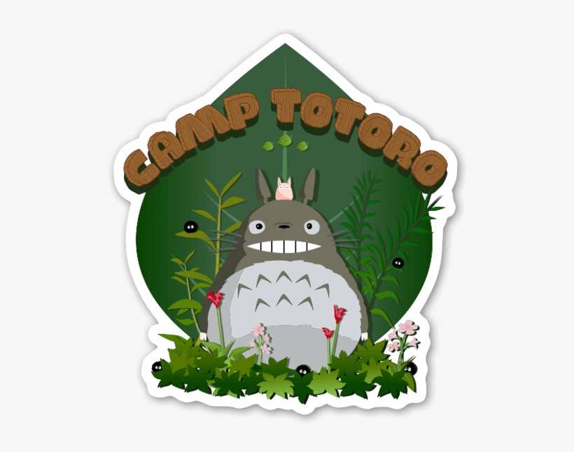 Camp Totoro Sticker - My Neighbor Totoro - Free Transparent PNG ...