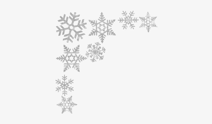 Snowflake Corner Border