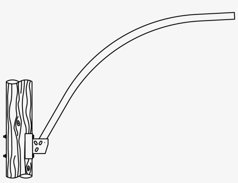 Wooden Pole - Line Art - Free Transparent PNG Download - PNGkey