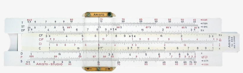 William Oughtred Slide Rule
