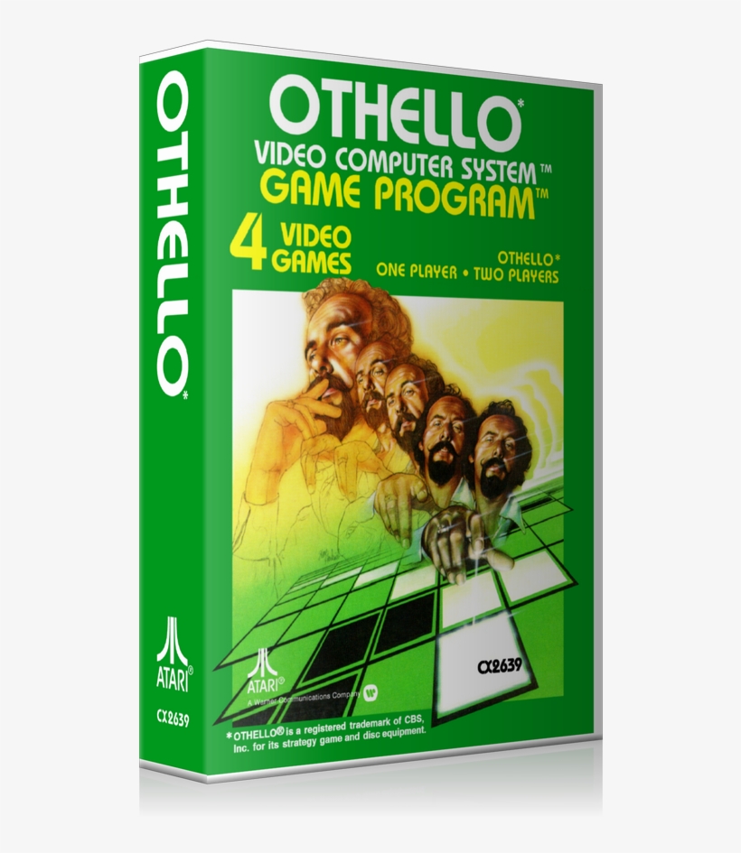 Othello Atari 2600 Game Cover To Fit A Ugc Style Replacement - Flyer ...