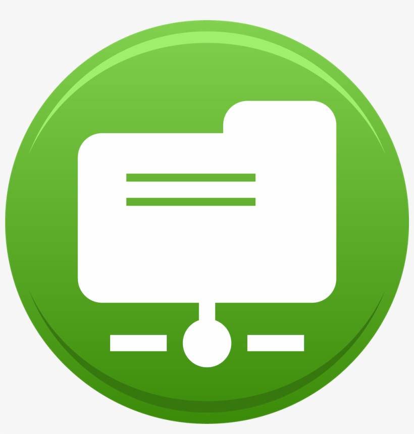 Cloudfiles-large - Repository Icon Green - Free Transparent PNG ...