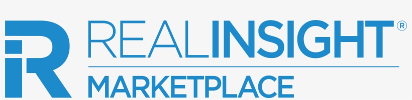 Realinsight Marketplace Logo Blue Large - Majorelle Blue - Free ...