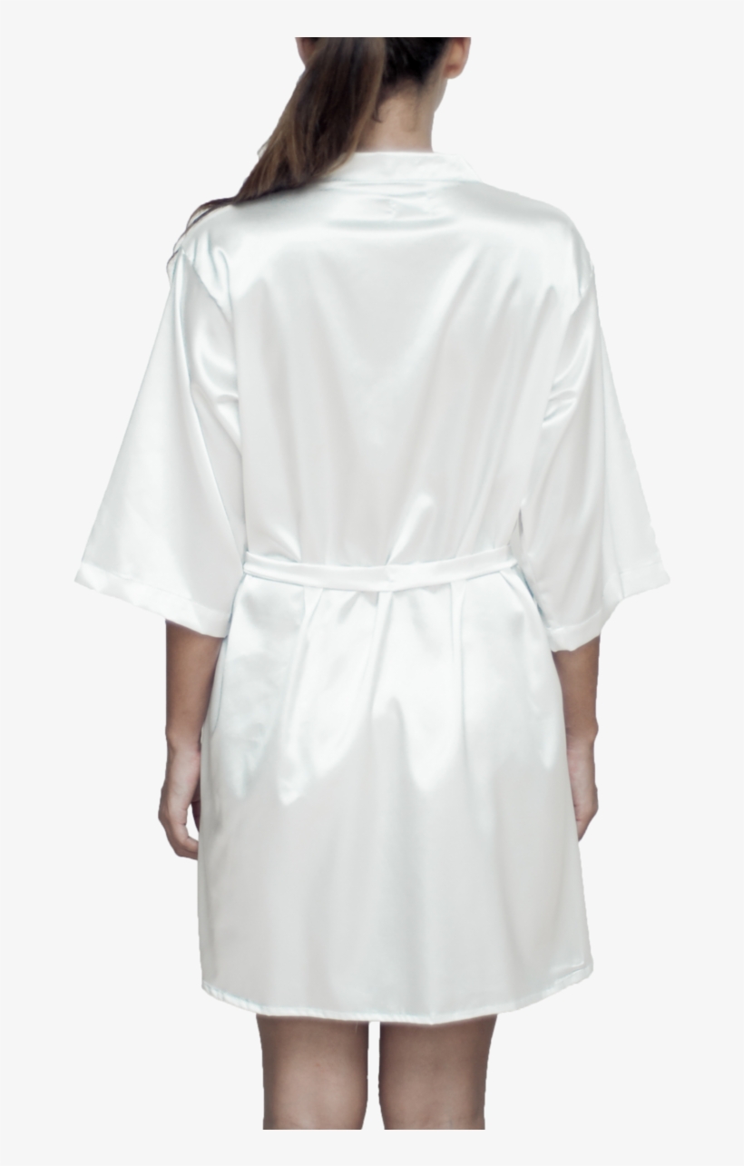 Plain Satin Robe - Nightgown - Free Transparent PNG Download - PNGkey