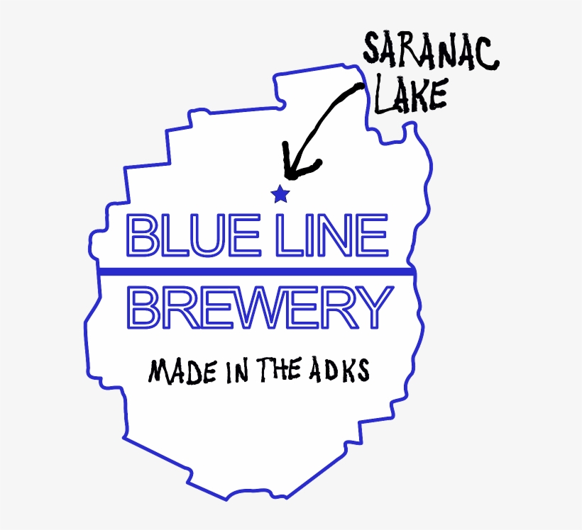 Blue Line Lake Flower Ale - Graphic Design - Free Transparent PNG ...