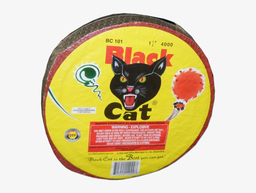 Black Cat Firecrackers Canada - Free Transparent PNG Download - PNGkey