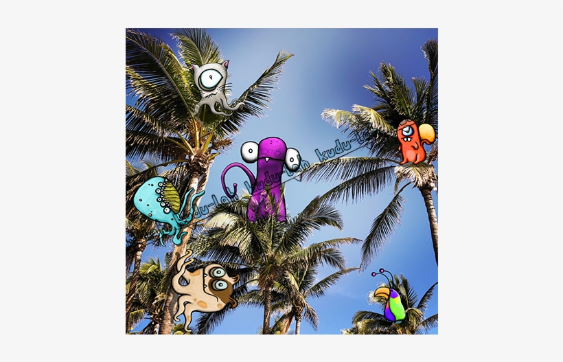 Palm Trees By Kudu-lah / Awesome Critter Artwork Featuring - Attalea ...