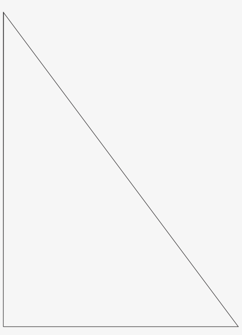 White Right Triangle Transparent - Free Transparent PNG Download - PNGkey