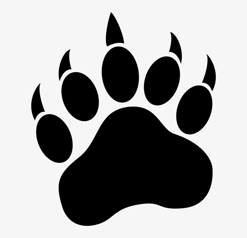 Grizzly Bear Paw Logo
