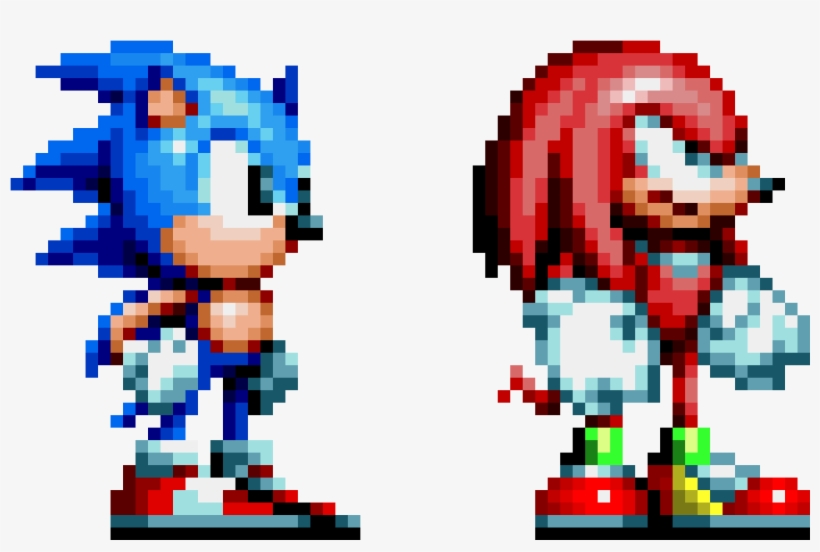 Sonic And Knuckles - Sonic Mania Sonic Sprite - Free Transparent PNG ...