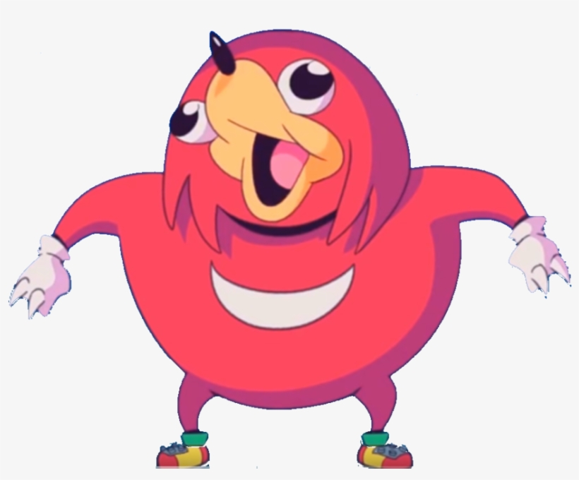 Knuckles Meme Png - Ugandan Knuckles Png - Free Transparent PNG ...