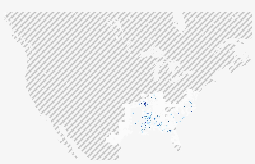 Base Map Where Plant Found - 90th Meridian West - Free Transparent PNG ...