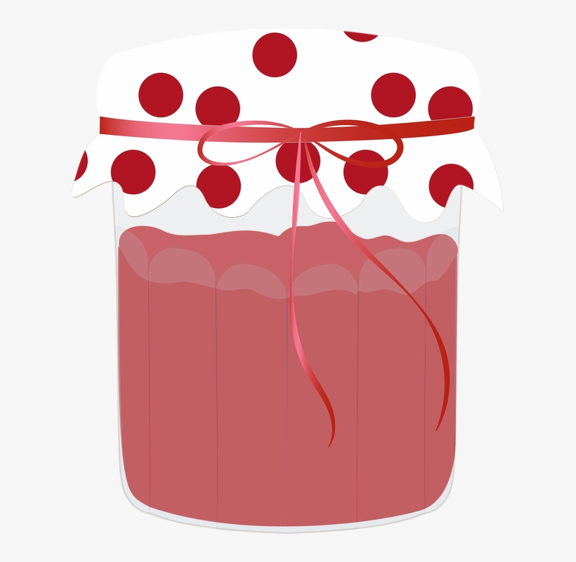 Pot Vector Jam Strawberry Red Dessert Food - Jam - Free Transparent PNG ...