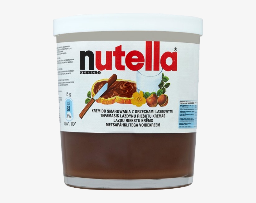 Nutella Sokolatly Krem 230gr - Nutella - Free Transparent PNG Download ...