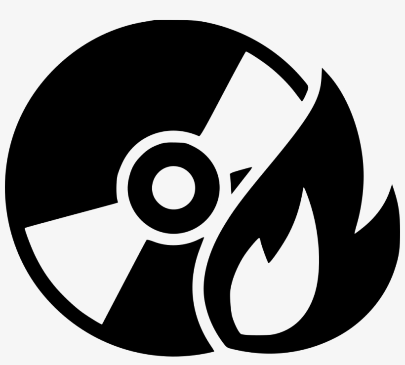 Dvd Cd Disk Mount Burn Burning Comments - Icon Burn - Free Transparent ...