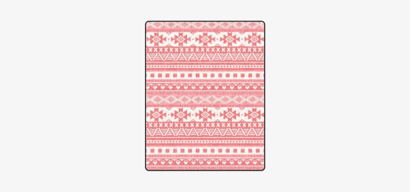 Fancy Tribal Border Pattern 08 Red Blanket - Handkerchief - Free ...