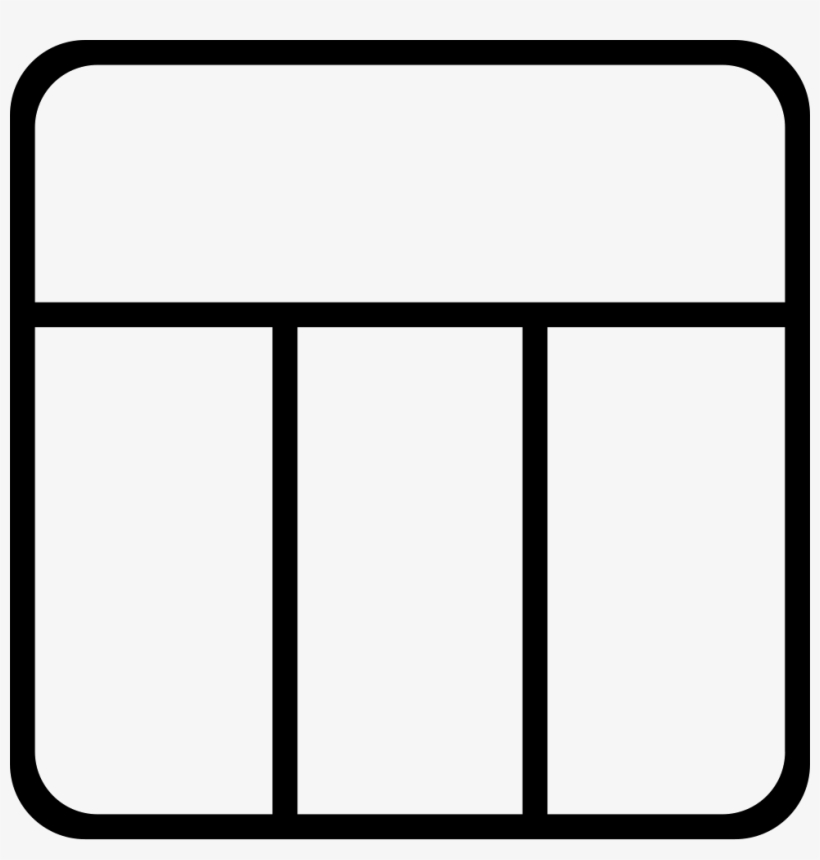 Design Structure Of A Grid With Columns In A Square - Icon - Free ...