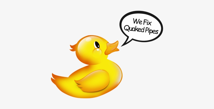 We Fix Quacked Pipes - Quacked Pipes - Free Transparent PNG Download ...