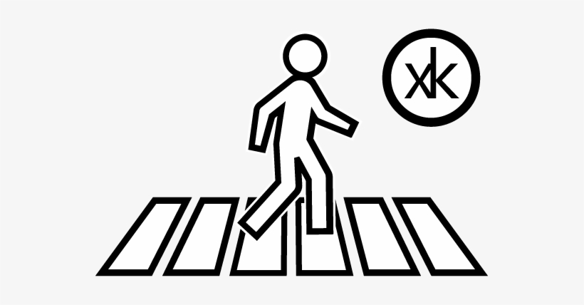 Crosswalk Logo Based On Crosswalk By Juan Pablo Bravo, - Pedestrian ...