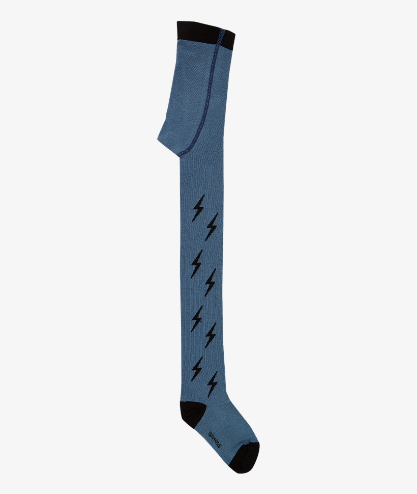Blue Lightning Tights - Sock - Free Transparent PNG Download - PNGkey