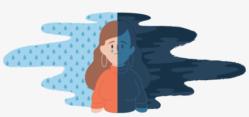 Sadness And Depression - Transparent Depression Clipart - Free ...