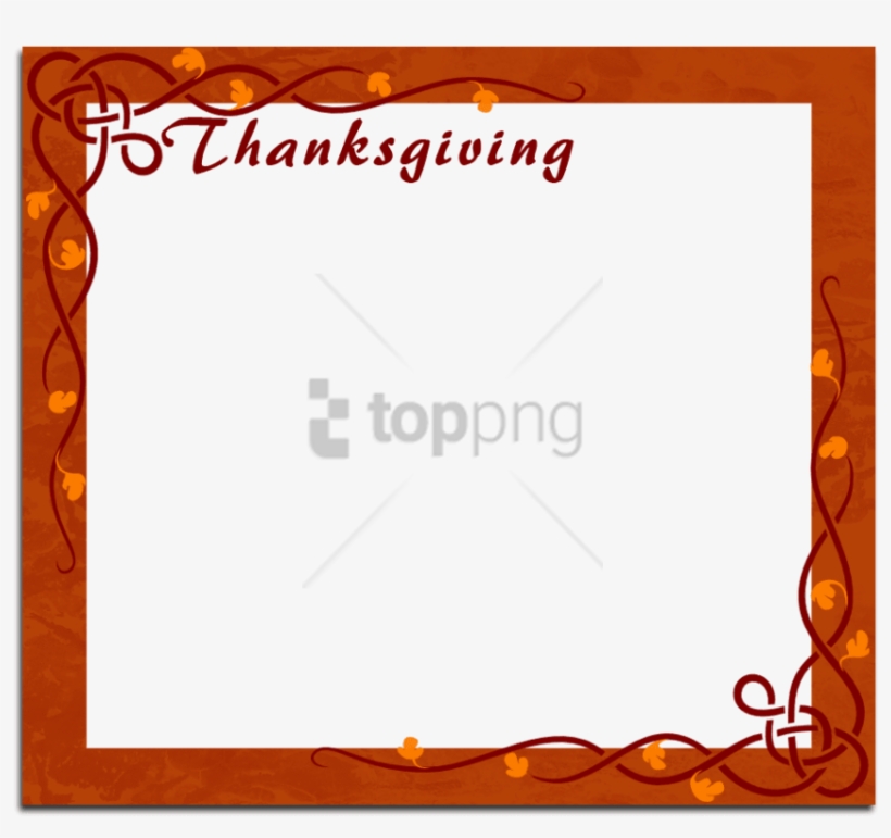 Free Png Download Happy Thanksgiving Picture Frame - Happy Thanksgiving ...