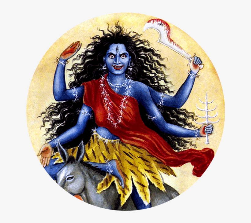 Devi Kalaratri - Goddess Kalaratri - Free Transparent PNG Download - PNGkey