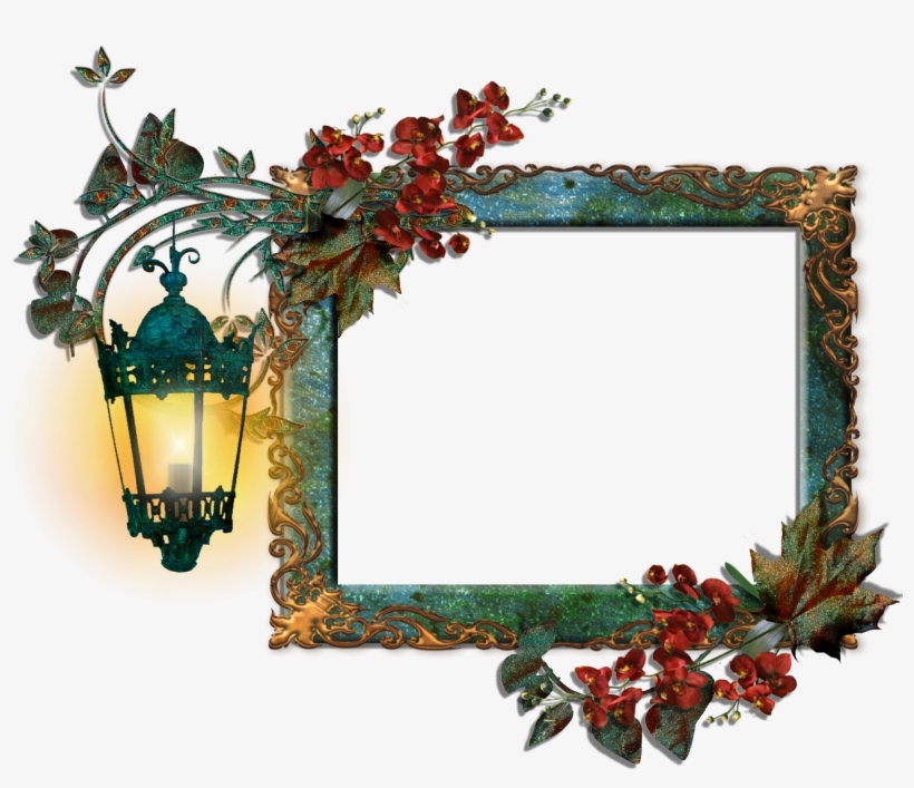 Faufaua An Introduction - Shining Transparent Frame With Flowers Png ...