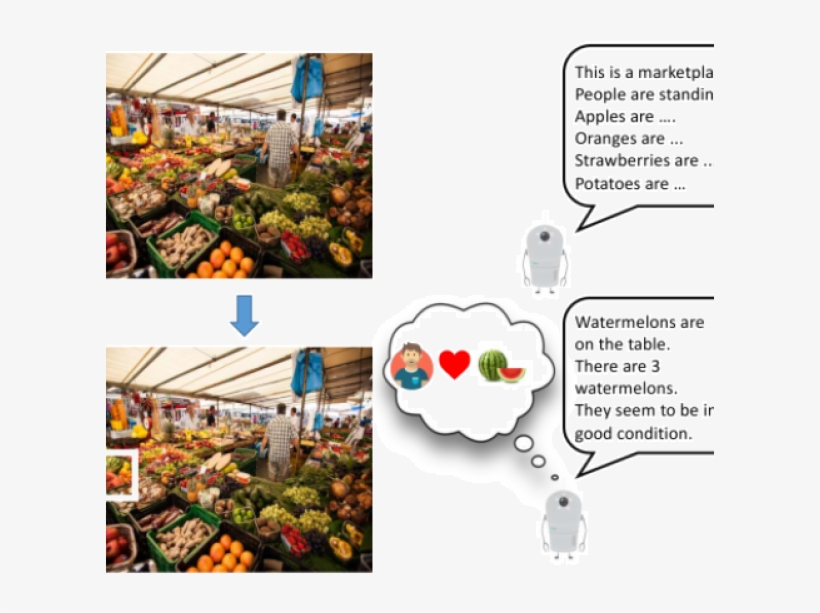 Example Of Conventional Image Description And Customized - Natural ...