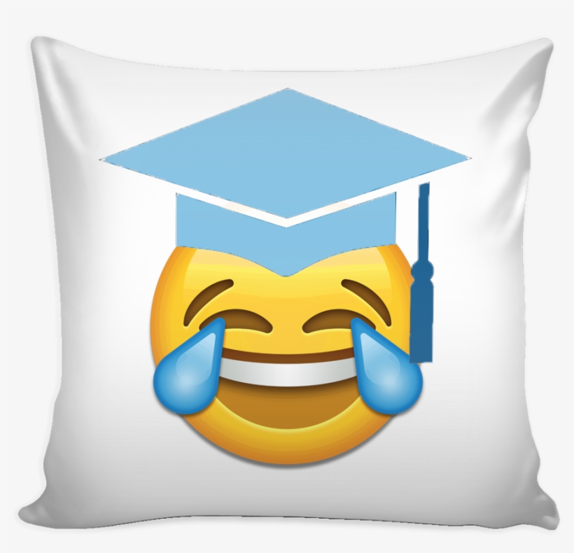 Emoji Cry Happy Pillow - Whatsapp Faccina Che Ride - Free Transparent ...