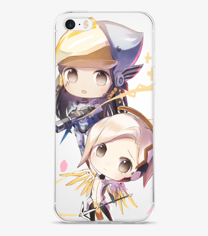 Chibi Mercy And Pharah - Mercy - Free Transparent PNG Download - PNGkey