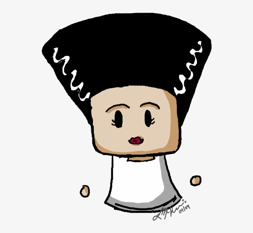 Frankensteins Bride Cartoon Drawing