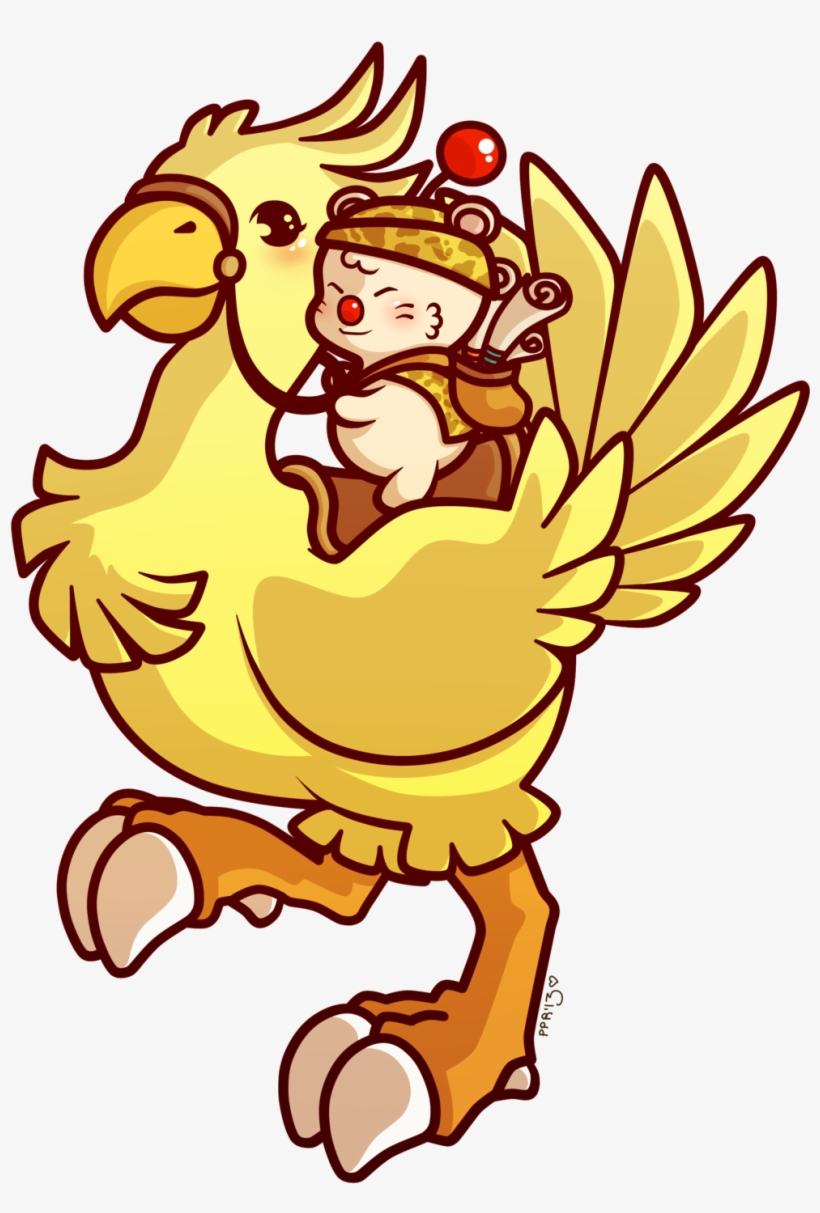 Chocobo And Stiltzkin - Chocobo Clipart - Free Transparent PNG Download ...