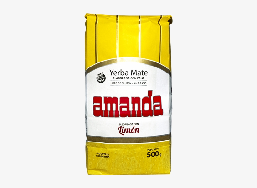 Amanda Limon 0,5kg - Yerba Mate Amanda - Free Transparent PNG Download ...