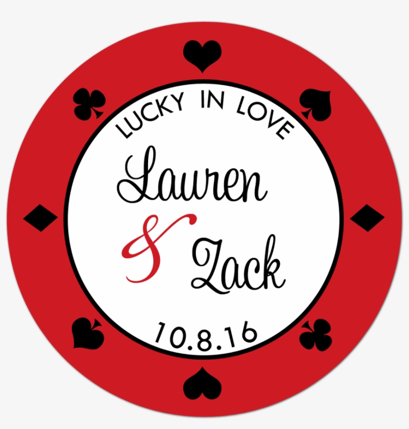 Poker Chip Personalized Sticker - Sticker - Free Transparent PNG ...