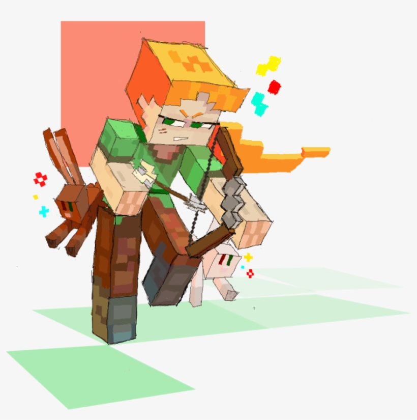 Alex Series Part One - Minecraft Fan Art - Free Transparent PNG ...