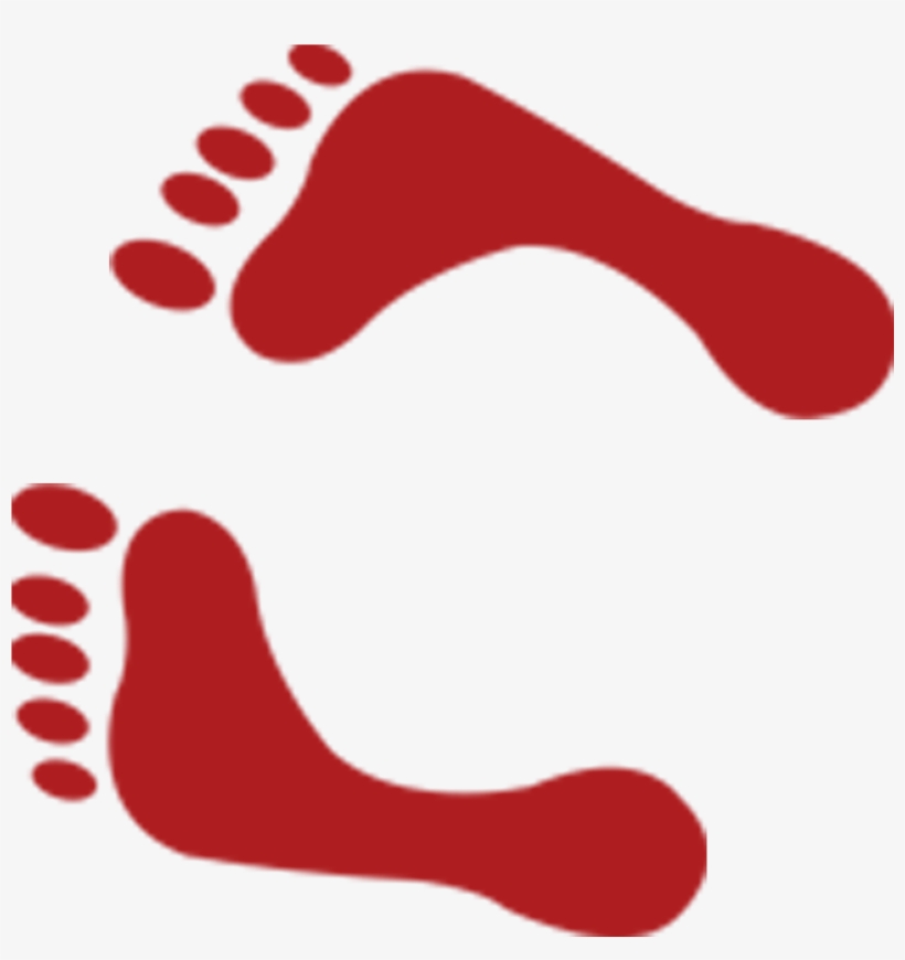 Red Footprints 2184*2023 Transprent Png Free - Peep-toe Pu Chunky Heel ...